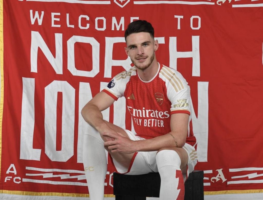 Oficjalnie Declan Rice w Arsenalu, najdroższy transfer w historii klubu